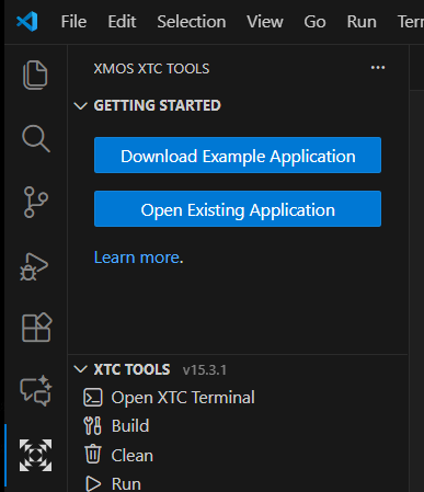 Building an example - XMOS XTC Tools v15.3